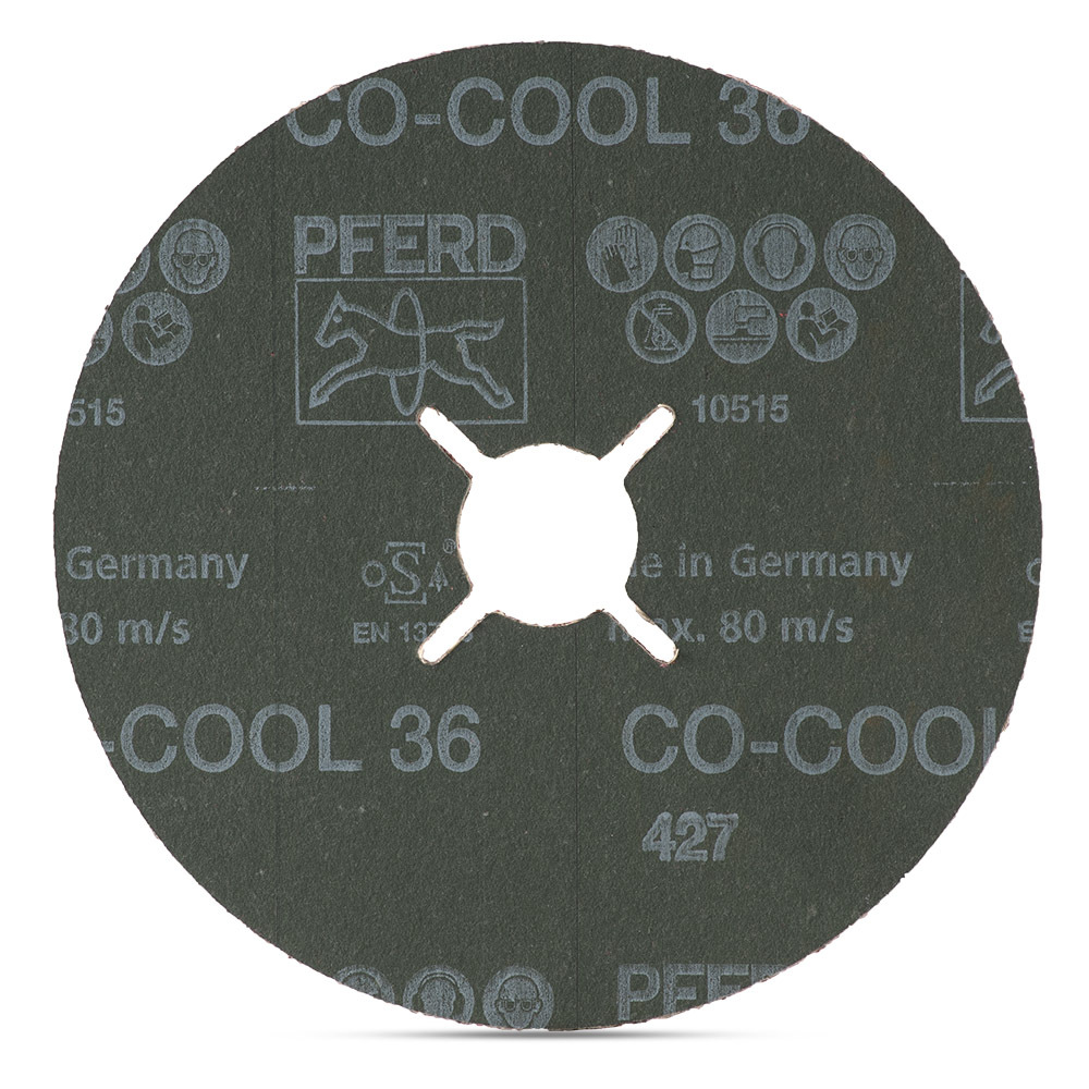 Круг фибровый PFERD FS 125x22 мм CO-COOL Р36 - 25 шт/уп – купить по ...